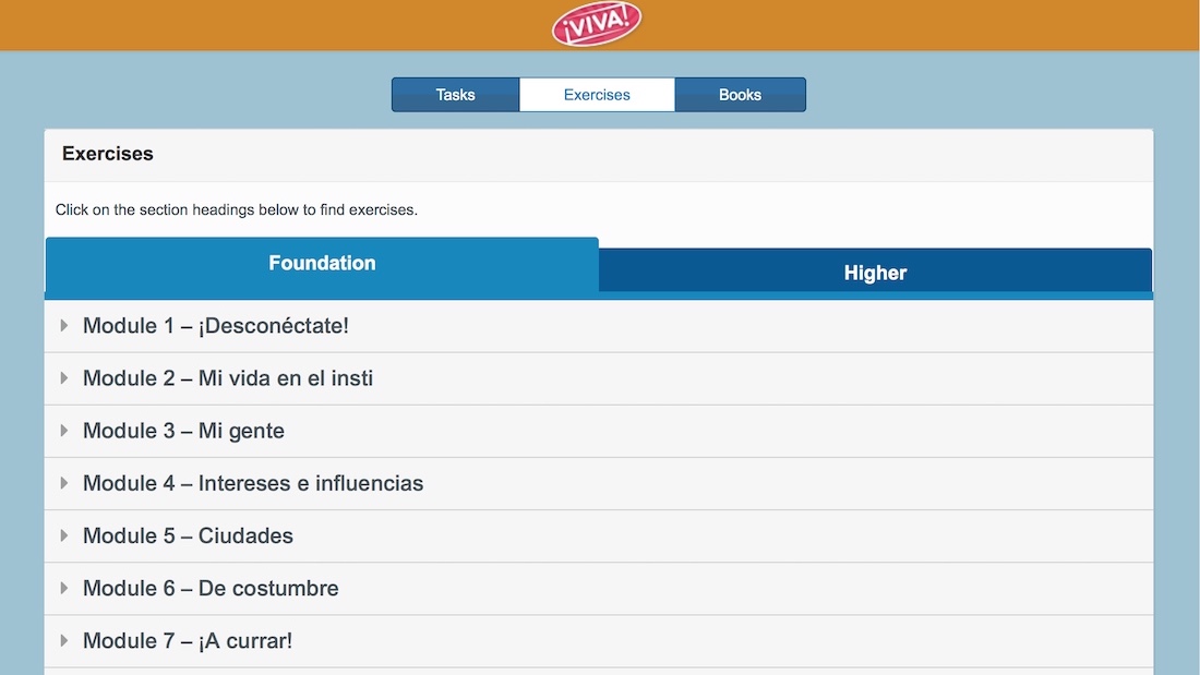 The Library, ActiveBooks, and Exercises