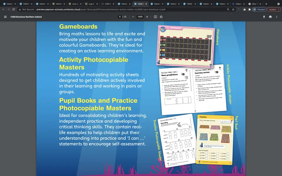 Examples of worksheets