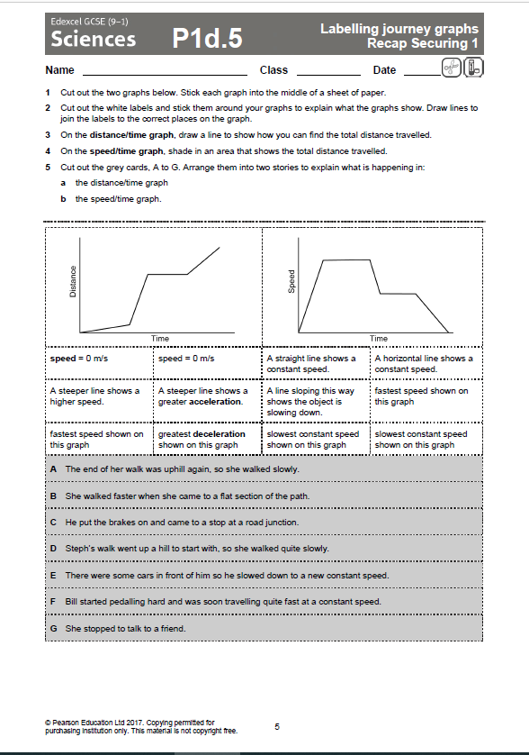 Edexcel GCSE (9-1) Combined Science Support Edition samples